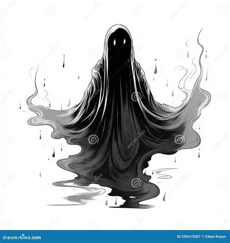Realistic Ghost Drawing