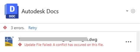 Update File Failed Shows In Desktop Connector Home Without Working With Listed File