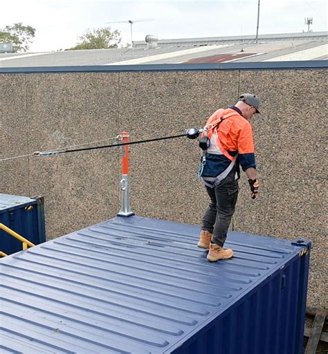 Shipping Container Anchor Post Height Safety Bts