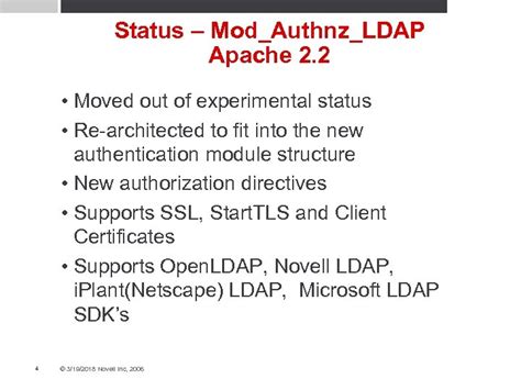 Using LDAP Authentication In Apache 2 2 Brad