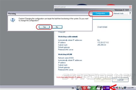 SD Connect Configuration Workshop Mode Setup Connection STARDIAG