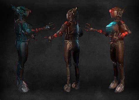 Artstation Assaultron Fallout 2