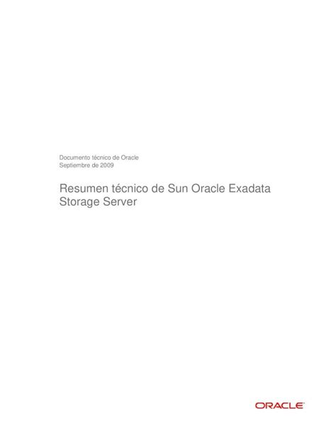 Pdf Resumen Tecnico De Sun Oracle Exadata Storage Server Dokumen Tips