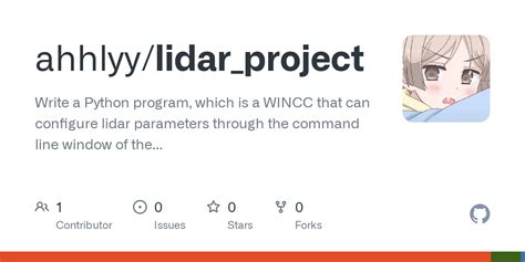 lidar project readme md at main · ahhlyy lidar project · github