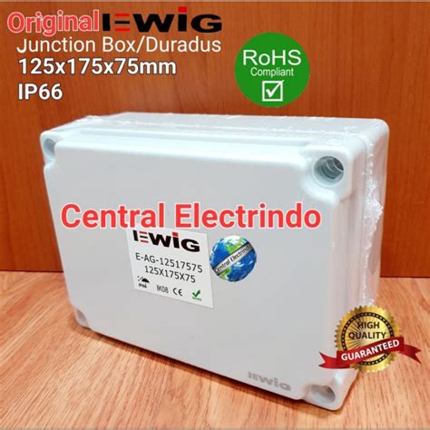 Jual Junction Box Ag 125×175×75mm Box Panel Plastik Abs Ewig Polos Ip66 Shopee Indonesia