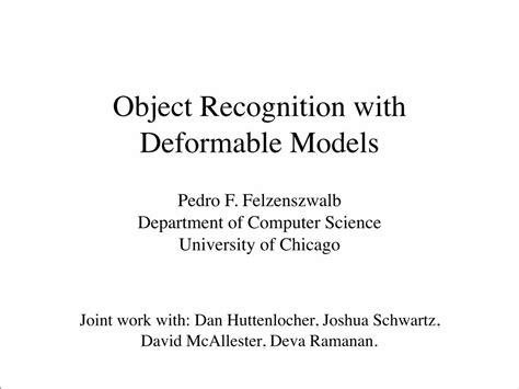 PDF Object Recognition With Deformable Models DOKUMEN TIPS