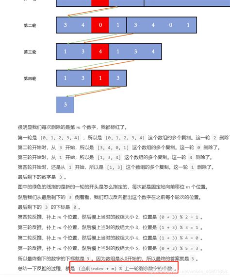 剑指 Offer 62 圆圈中最后剩下的数字 Csdn博客