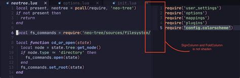 Signcolumn And Foldcolumn Is Not Shading · Issue 259 · Catppuccinnvim