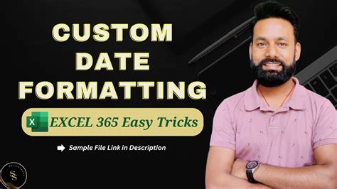 Excel Custom Formatting How To Extract Day Month And Year From Date Excel Tips And Tricks
