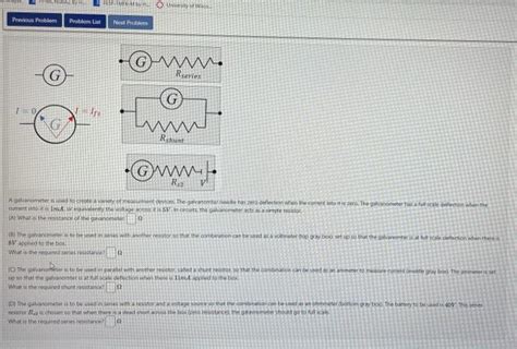 Solved A Galvanometer Is Used To Create A Variety Of