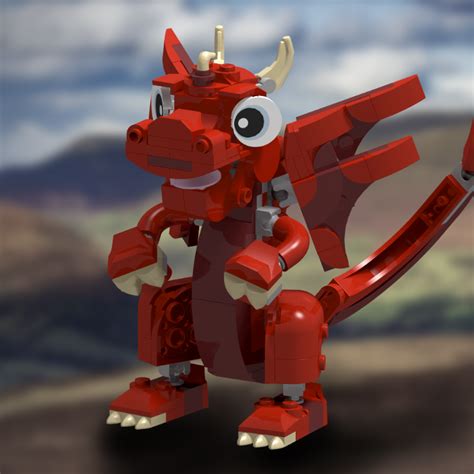 Lego Moc 172440 Y Ddraig Goch The Red Dragon By Martymocs