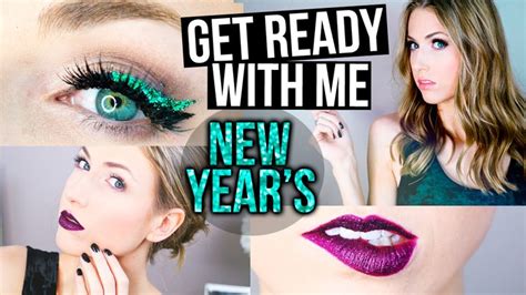 New Years Eve Makeup Tutorials Using Glitter Nye Makeup Howto