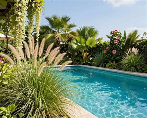 Pool Bepflanzung Gräser Für Stilvolle Poollandschaften Gartenhaus Blog