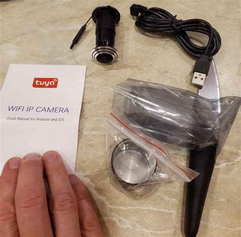 Smart Door Peephole Camera With Hd Live Wide Angle Video And Wifi