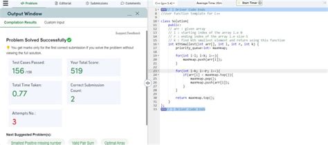 100daysofcodechallenge Gfg Leetcode Coding Consistency Cpp Binarysearch Algorithms