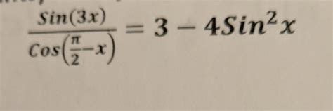 Solved Verify The Following Trig Identity Or Show It Is Not Chegg Com