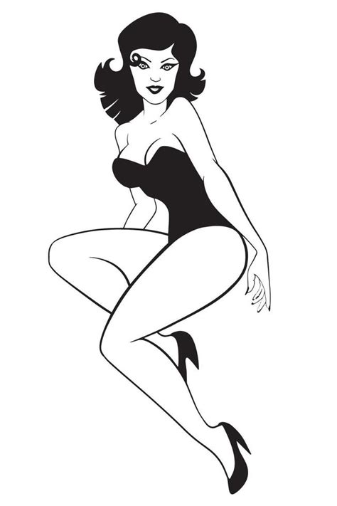 Illustration Of Pin Up Girl Vector 19137842 Vector Art At Vecteezy