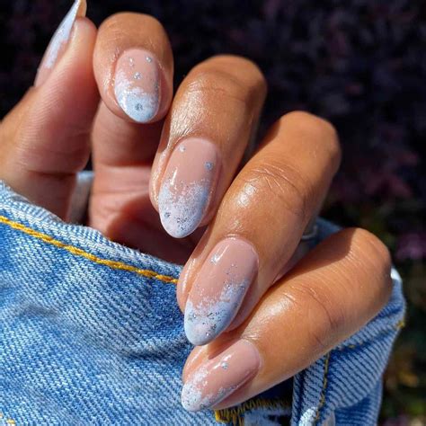 Blue Tip Nail Designs