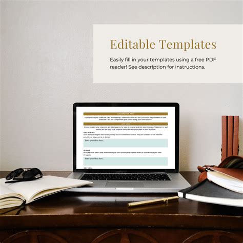 Character Arc Novel Workbook Character Writing Planner Character Arc Novel Outlines For