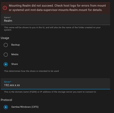 6 2023 Add Network Storage Help Frontend Home Assistant Community