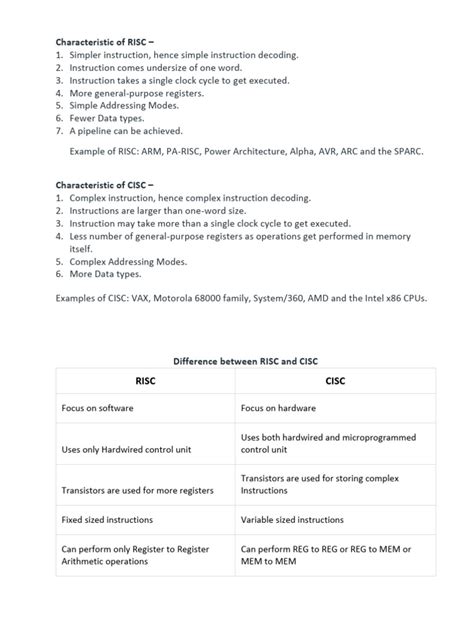 Risc Cisc Pdf