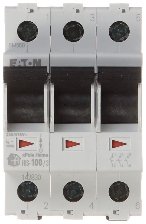 Isolating Switch His 100 3 Three Phase 100 A Eaton Insulating Switch Disconnectors Delta