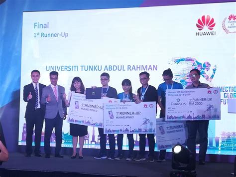 Mau Luen Tham Peng Ptech Phd On Linkedin Finished As 1st Runner Up In Huawei Ict