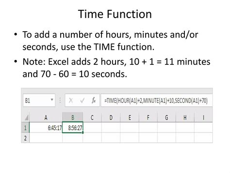 2 Date And Time Function In Excel Pdf