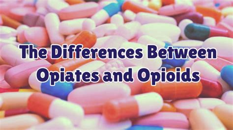 What Are The Main Differences Between Opiates And Opioids