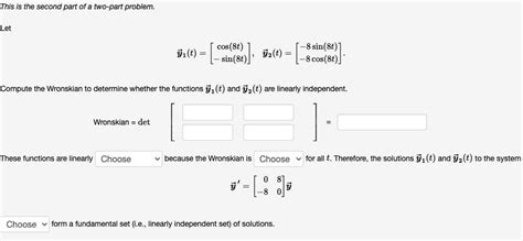 Solved This Is The Second Part Of A Two Part Problem Let Chegg Com