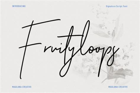 Fruityloops Font By Maulana Creative · Creative Fabrica