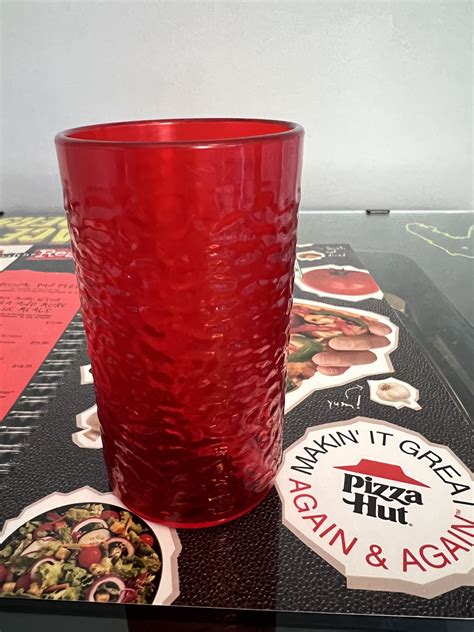 Pizza Hut Red Plastic Cup 12oz Etsy