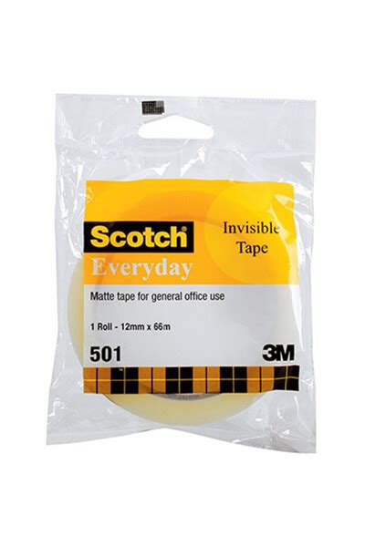 Scotch Invisible Tape 12mm X 66m Sco 501 Educational Resources And