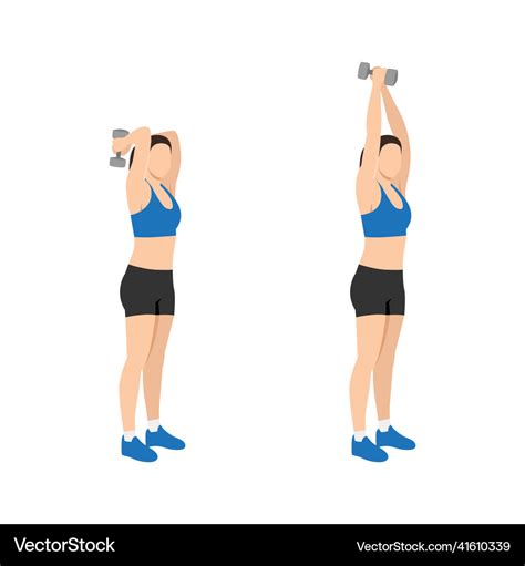 Overhead Dumbbell Curls