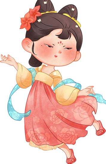 古典中国风娃娃 唐代仕女跳舞