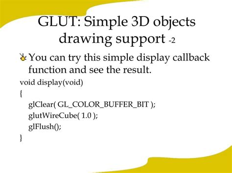 Ppt Opengl Basic Drawing Powerpoint Presentation Free Download Id3353710