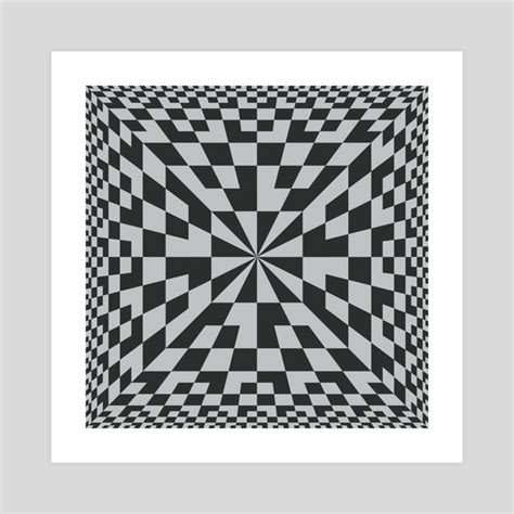 Block Tunnel An Art Print By Michael Zimmerman Inprnt