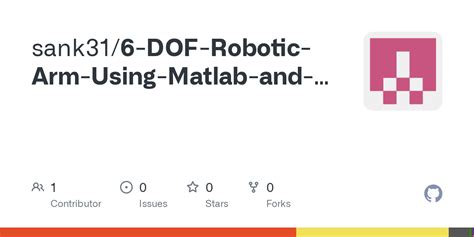 GitHub Sank31 6 DOF Robotic Arm Using Matlab And Simulink