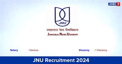 Jnu Recruitment 2024 Apply Online For Srf Jobs