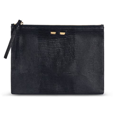 Penny In Navy Lizard Bene Handbags