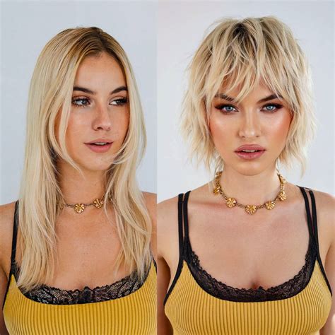 Haircuts Before And After They Cut Their Hair And Chose The Bob