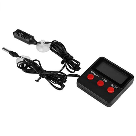Digital Reptile Thermometer With Sensor Probe Aqua Grandado
