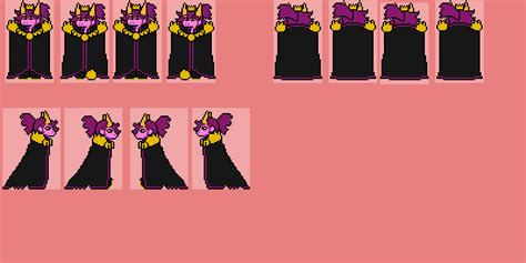 [wm Deltatale] A Sprite Sheet Of King Queen Susie Holiday Not Complete