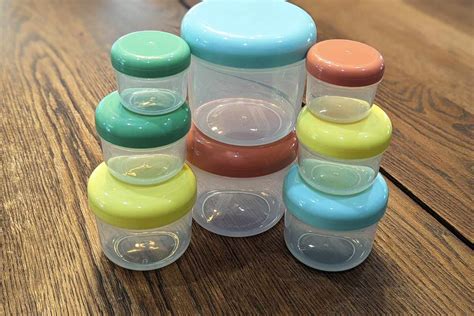 Portable Plastic Storage Containers 250ml Mini Plastic Container With
