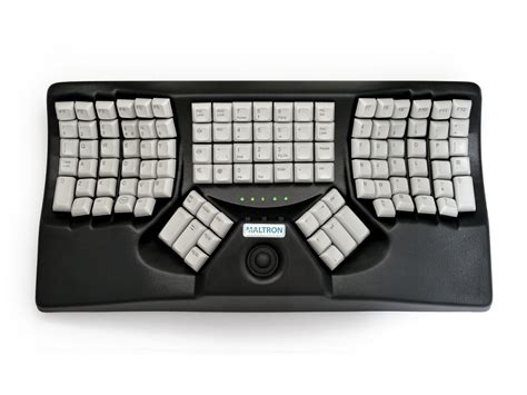 Maltron Ergonomic Two Handed Trackball Keyboard Black USB KBC 6000 L90 TBUSB The Keyboard