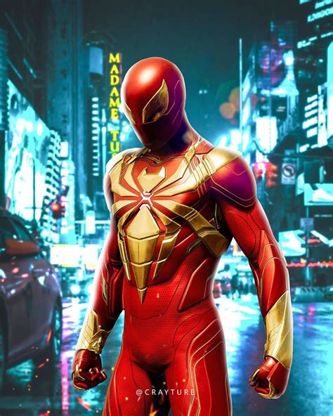 Spider Man Iron Suit Spiderman Pictures Marvel Spiderman Amazing Spiderman