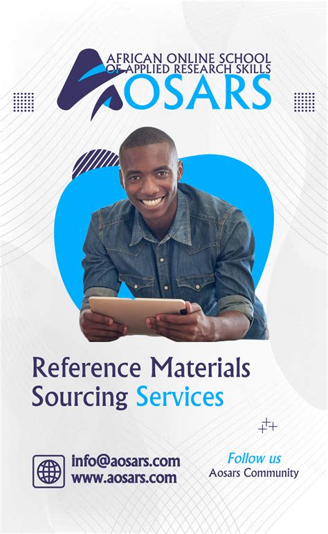Reference Materials Sourcing Services Aosars Edge