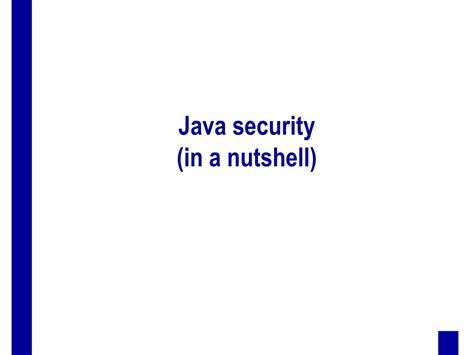 PPT Java Security In A Nutshell PowerPoint Presentation Free