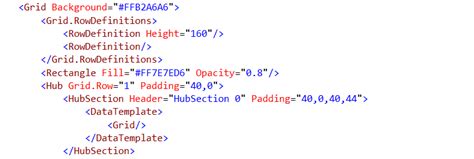 C Xaml Hub Control Windows 81 Universal App Stack Overflow