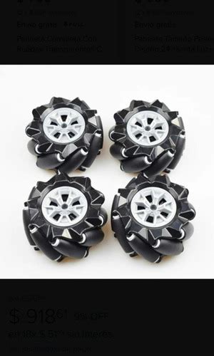 Llanta Omnidireccional Para Robot Alta Dureza Arduino Rasber Envío gratis